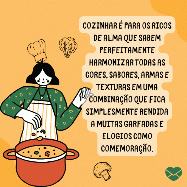 Frases para um masterchef. Incentive alguém talentoso!