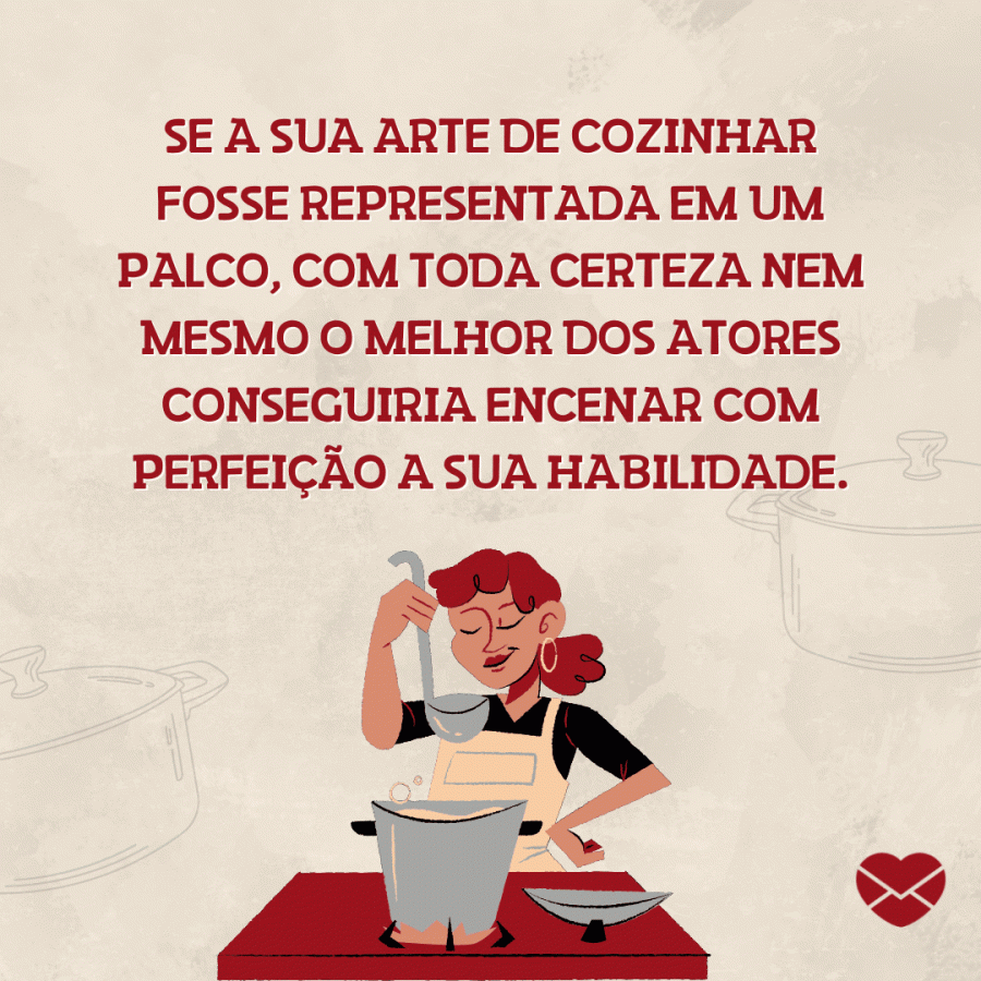 Frases para um masterchef. Incentive alguém talentoso!