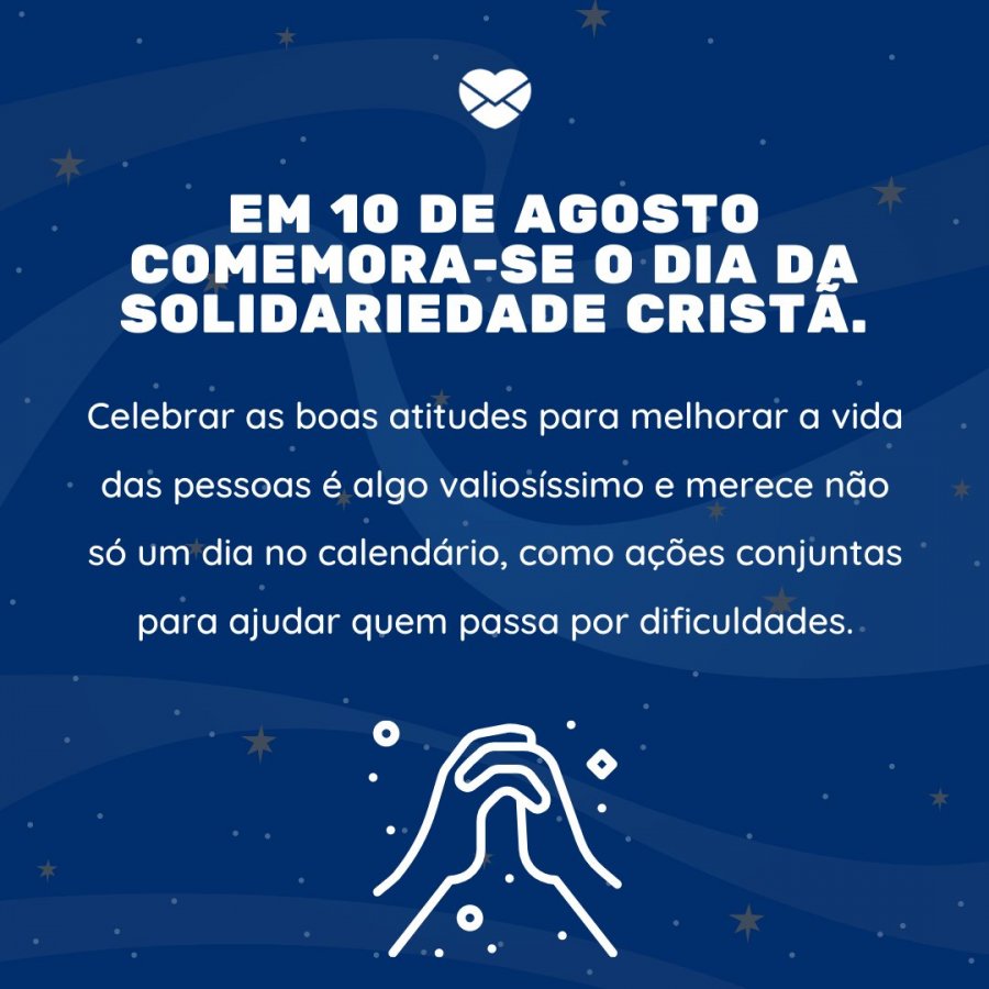 Dia da Solidariedade Cristã: reflita sobre o tema empatia! Dia da Solidariedade Cristã: reflita sobre o tema empatia!