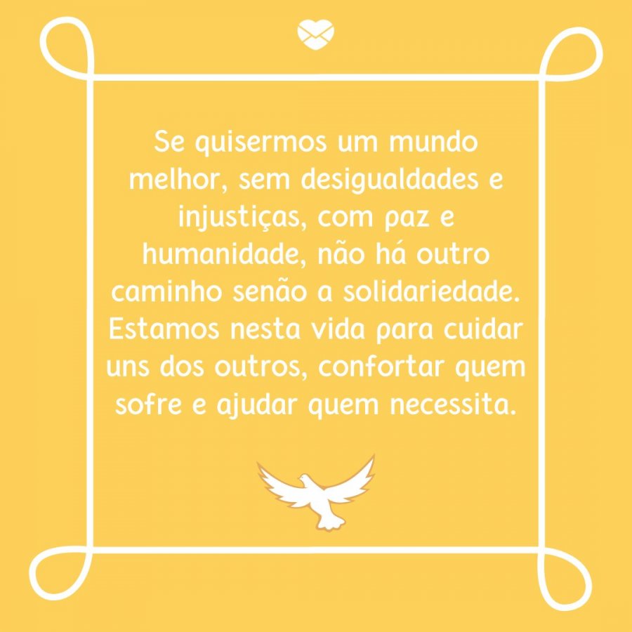 Dia da Solidariedade Cristã: reflita sobre o tema empatia! Dia da Solidariedade Cristã: reflita sobre o tema empatia!