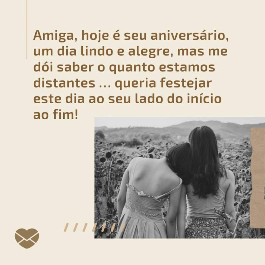 Mensagem de parabéns para amiga distante – festeje de longe!