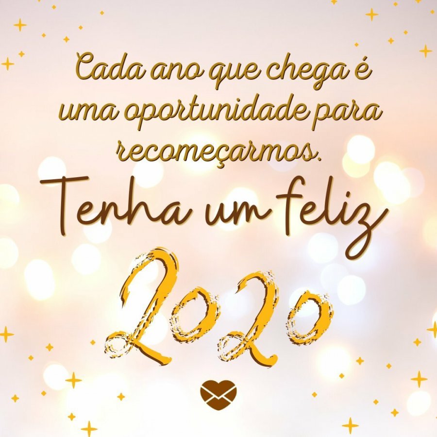 Mensagens de feliz 2020 - Espalhe esperança e positividade!