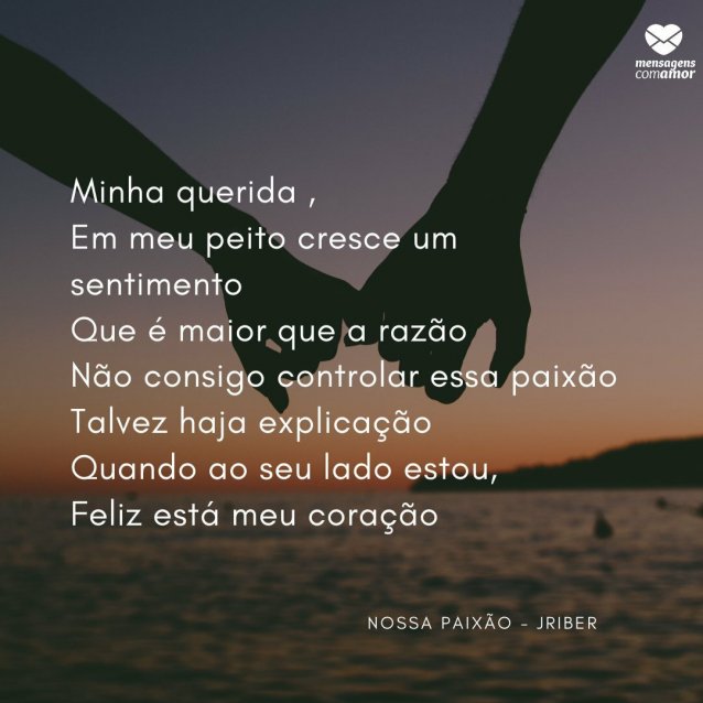 Poemas para declarar seus sentimentos. Encante seu amor!