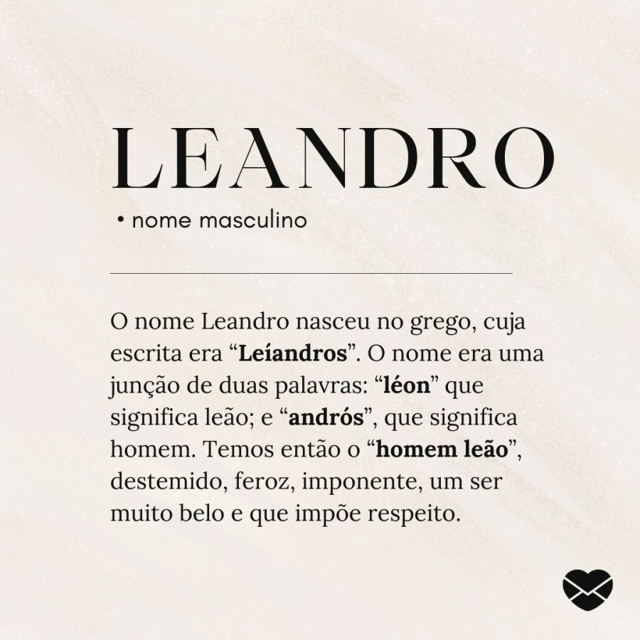 Significado do nome Leandro: Origem, frases e mais