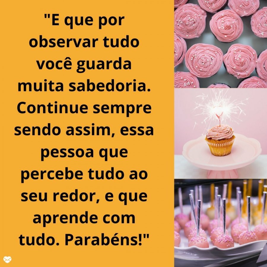 Felicitações para uma pessoa observadora: saiba parabenizar!