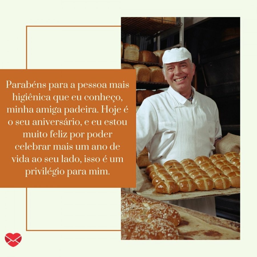 Mensagens de aniversário para padeiro: parabenize com afeto!