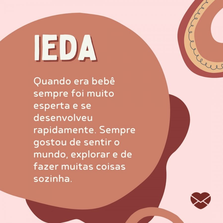 Frases de Ieda. Decifre os mistérios desse nome forte!