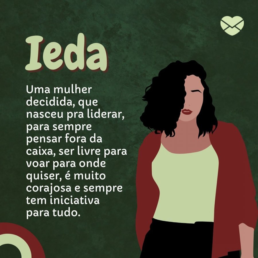 Frases de Ieda. Decifre os mistérios desse nome forte!