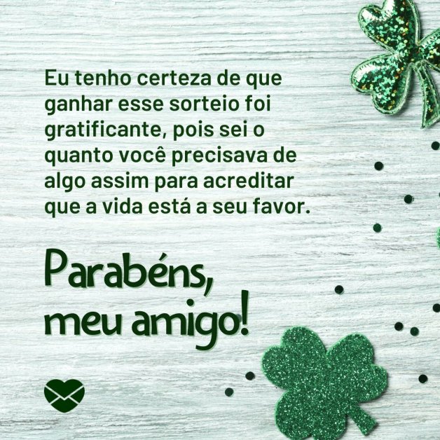 Mensagens para ganhador de sorteio: celebre a sorte!
