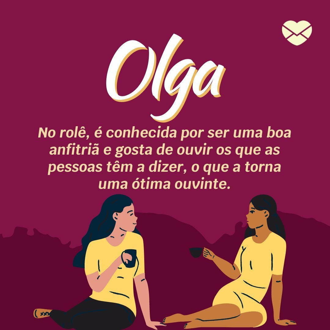 Os rolês com Olga - Significado do nome Olga - Femininos