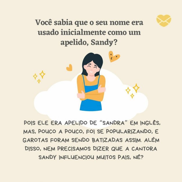 Frases de Sandy: entenda tudo sobre esse nome feminino!