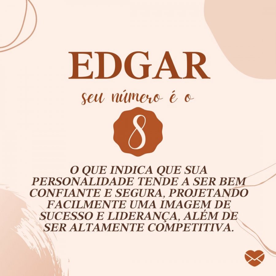 Frases de Edgar: a mais afortunada lança!