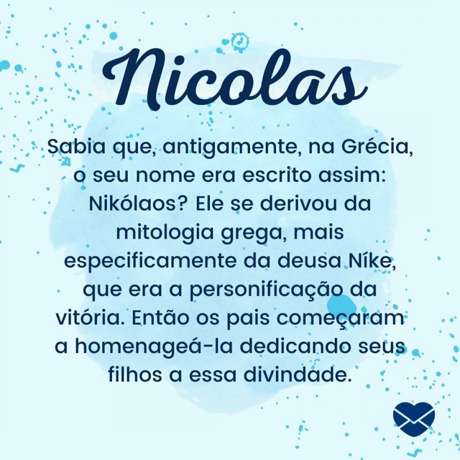Significado do nome Nicolas: origem, frases e mais