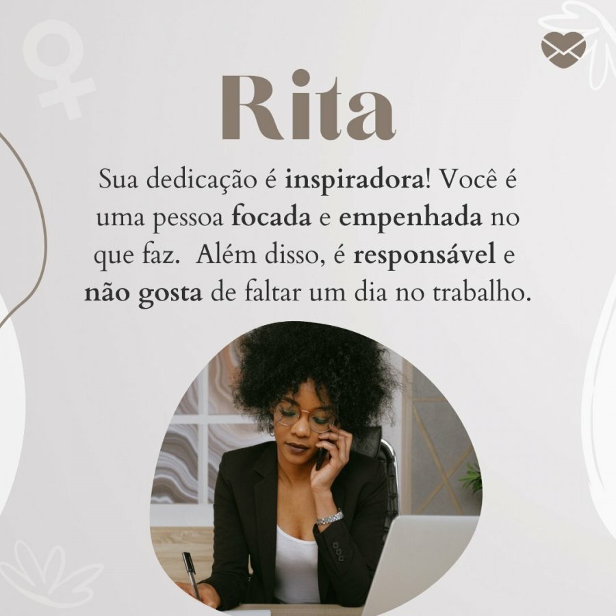 Frases de Rita - saiba o motivo de ela não ser nada humilde!