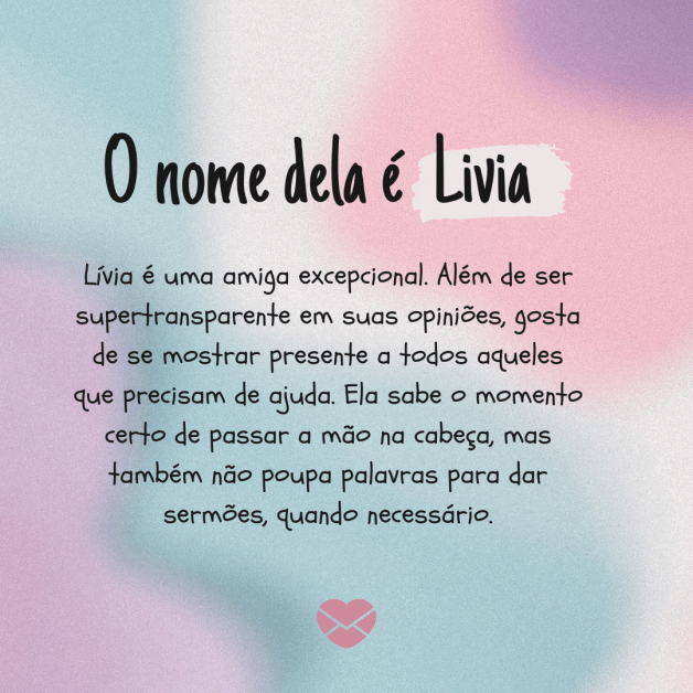 Significado do nome Livia: origem, frases e mais