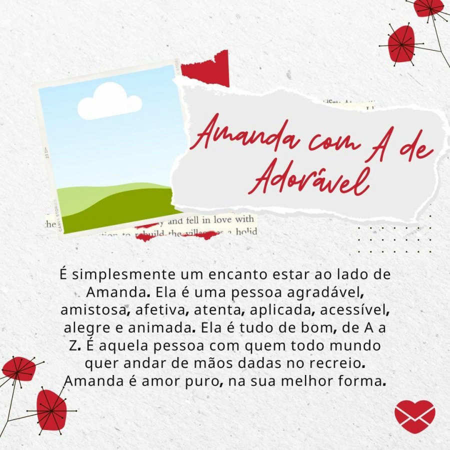 Significado do nome Amanda: origem, frases e mais