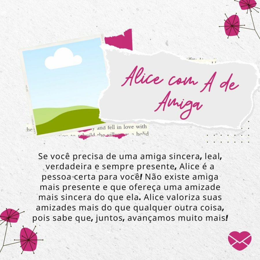 Significado do nome Alice: origens, frases e mais