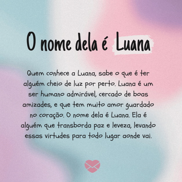 Significado do nome Luana: origem, frases e mais
