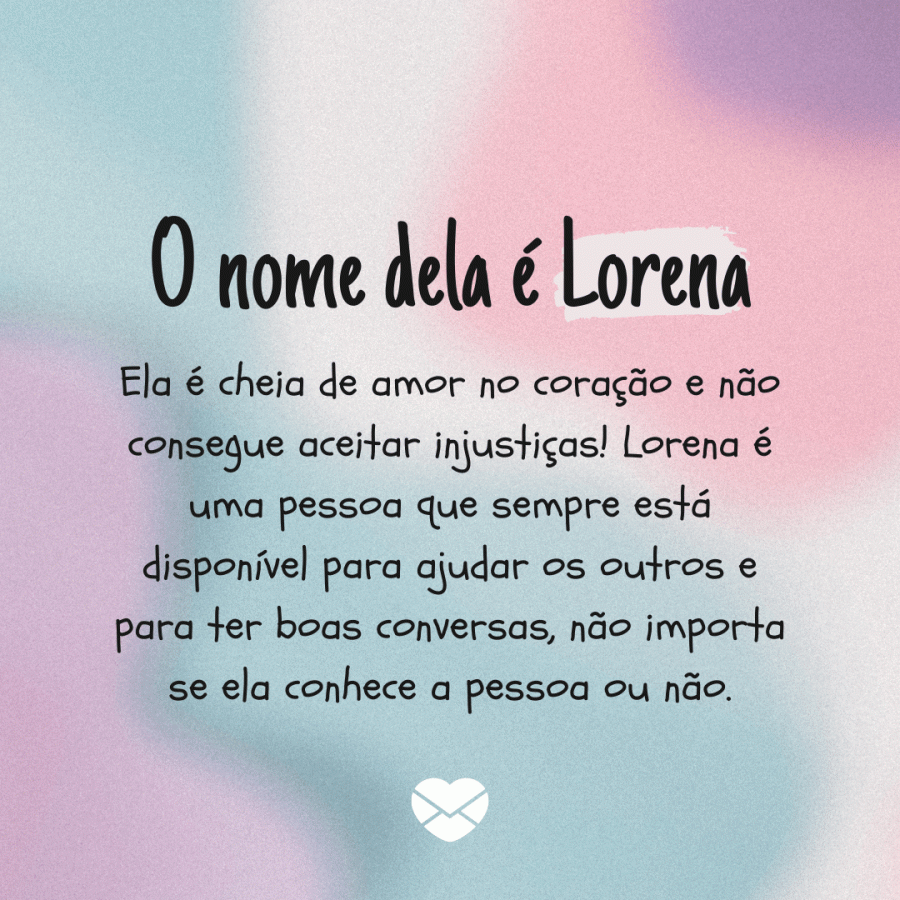 Significado do nome Lorena: origens, frases e mais