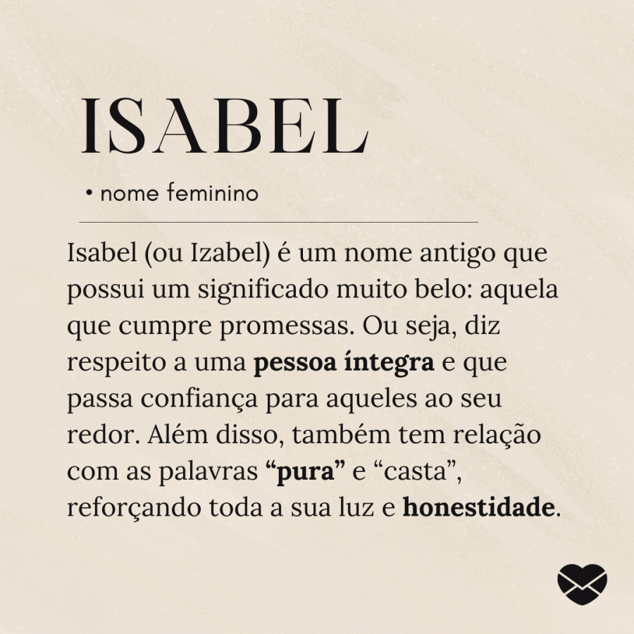 Significado do nome Isabel: origem, frases e mais