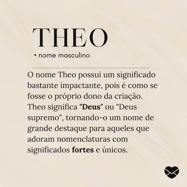 Significado do nome Theo: origem, frases e mais Significado do nome Theo: origem, frases e mais