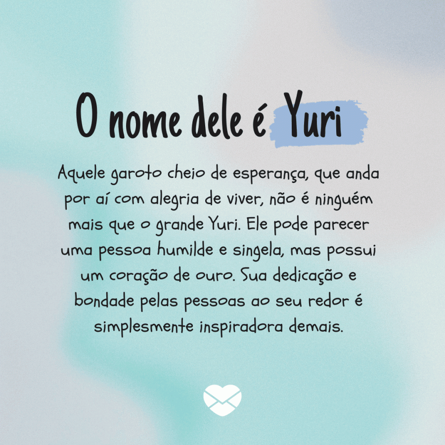 Significado do nome Yuri: origem, frases e mais