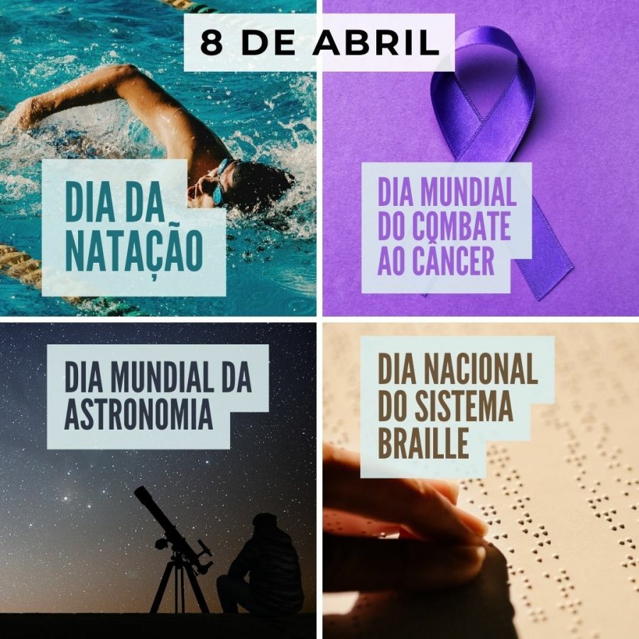 O que se comemora no dia 8 de abril?