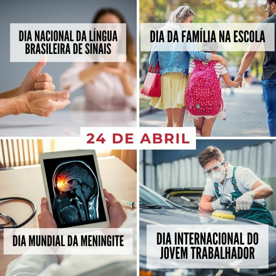O que se comemora no dia 24 de abril?