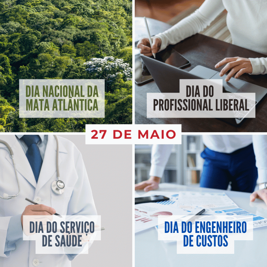 O que se comemora no dia 27 de maio?