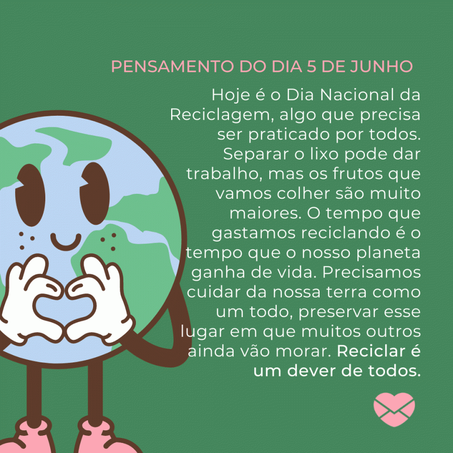 O que se comemora no dia 5 de junho?