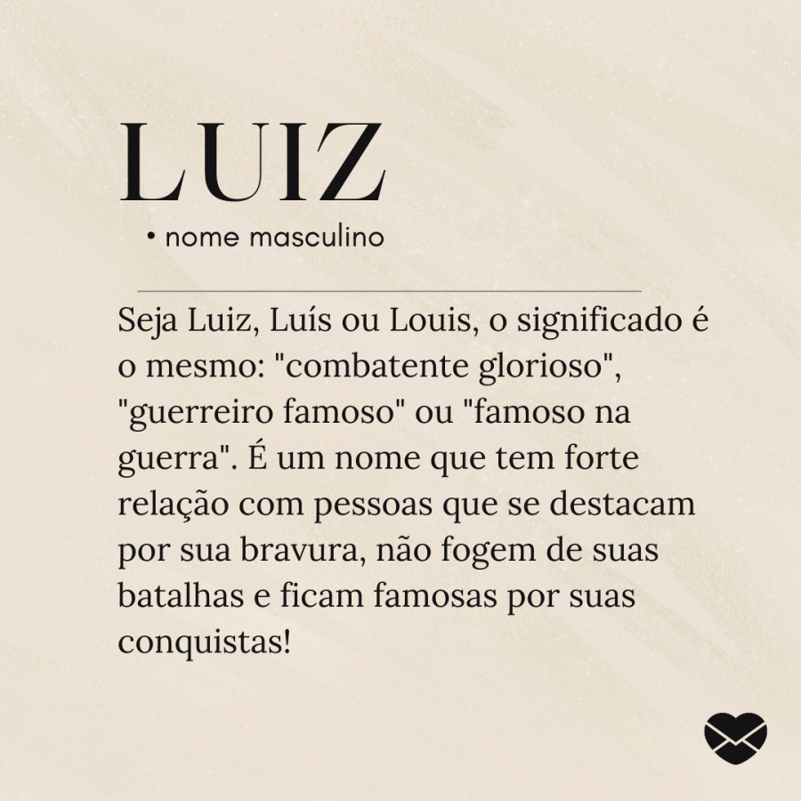 Significado do nome Luiz: origem, curiosidades e mais