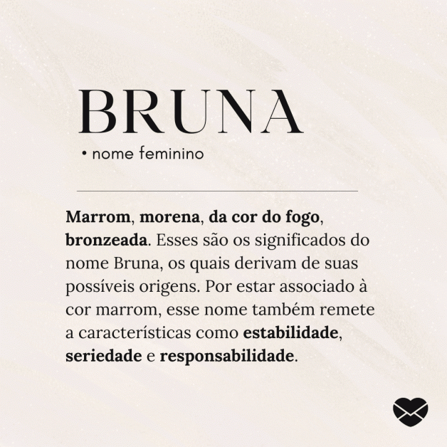 Significado do nome Bruna: origem, curiosidades e mais
