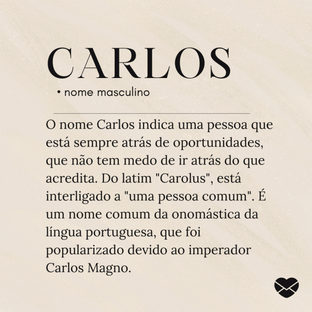 Significado do nome Carlos: origem, curiosidades e mais