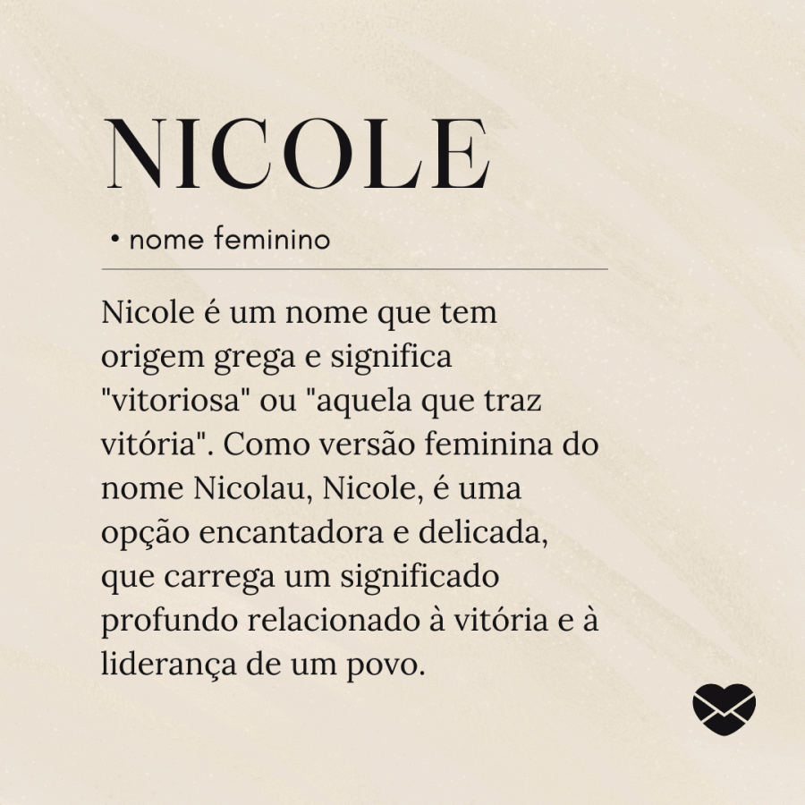 Significado do nome Nicole: origem, curiosidades e mais