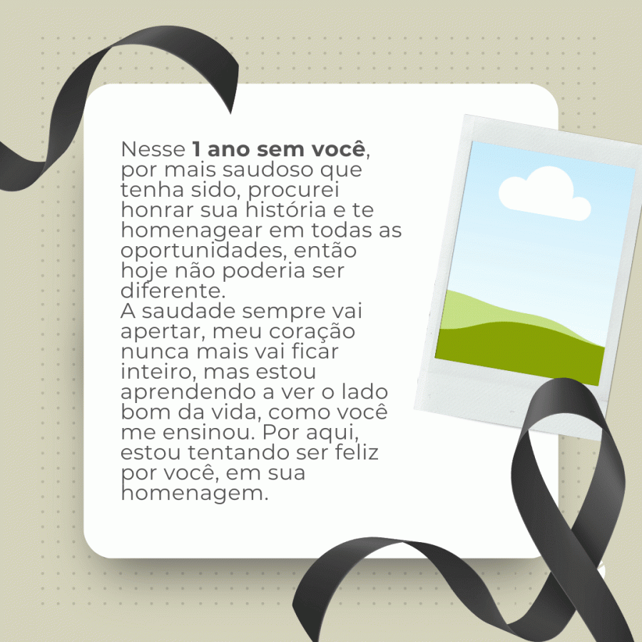 Mensagens de 1 ano de falecimento: saudades dos que se foram!