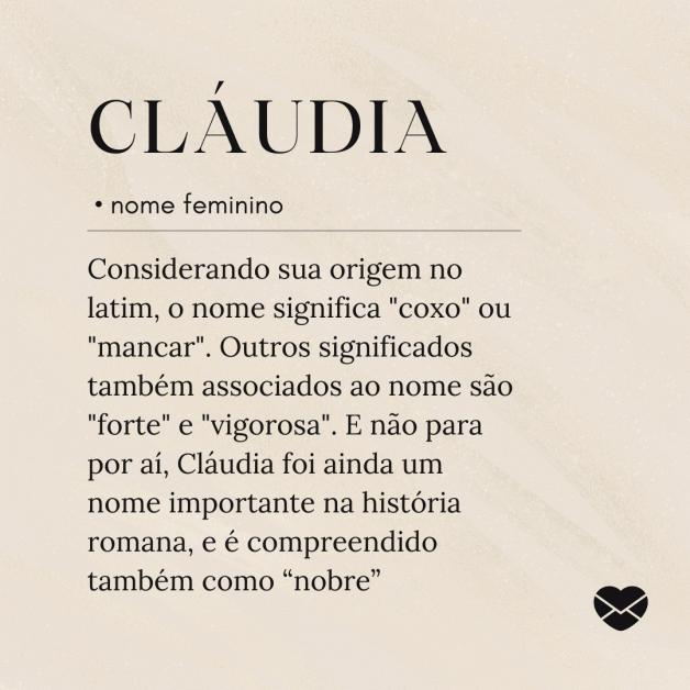 Significado do nome Cláudia: origem, curiosidades e mais