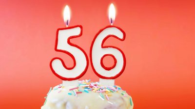 Mensagens para aniversário de 56 anos. Mais um ciclo de alegria